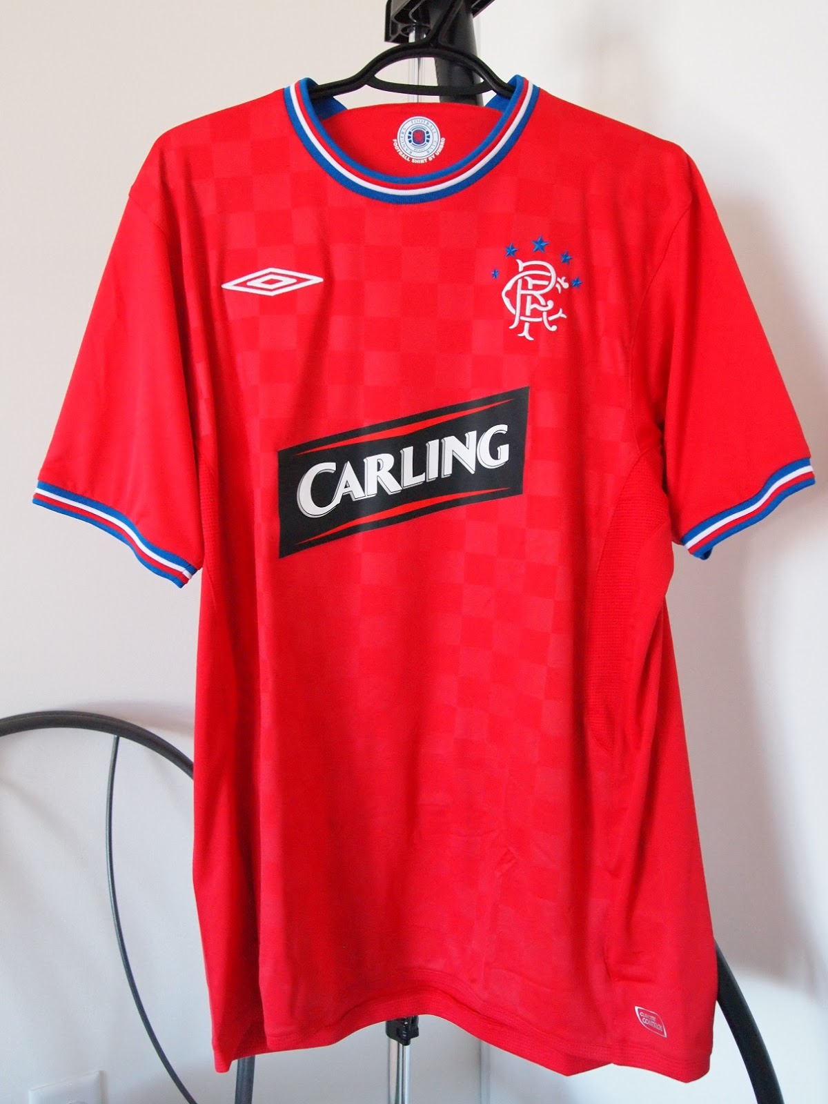 My Umbro Football Jerseys Collection: Rangers 2009-2010 Away S/S