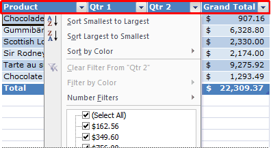 Excel VBA: Overview of Excel tables