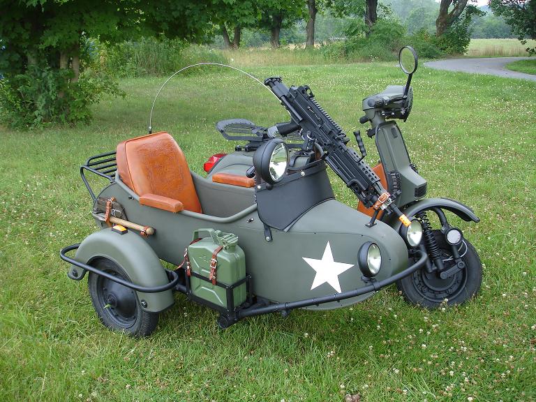 Military Motorcycle Sidecar