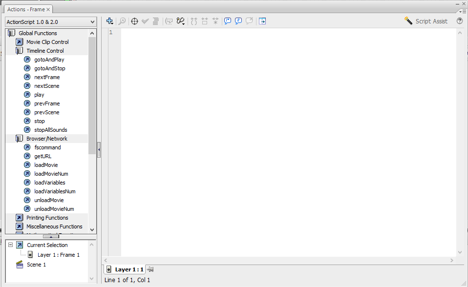 Mengenal Actionscript Pada Adobe Flash ~ Ajar Animasi Flash