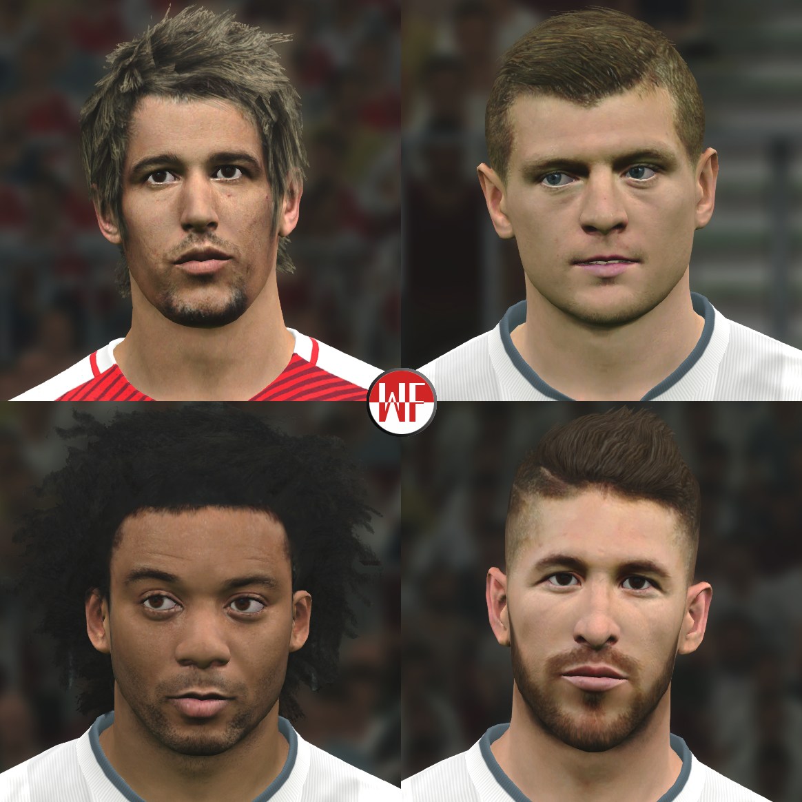 pes-modif: [PES 2016 & PES 2017] Real Madrid Facepack (5th Facepack) by WER