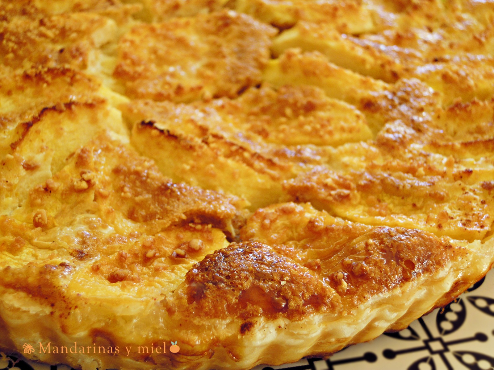 Quiche dulce de manzana | Mandarinas y miel