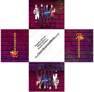 Descendants Party: Free Printable Boxes. - Oh My Fiesta! in english