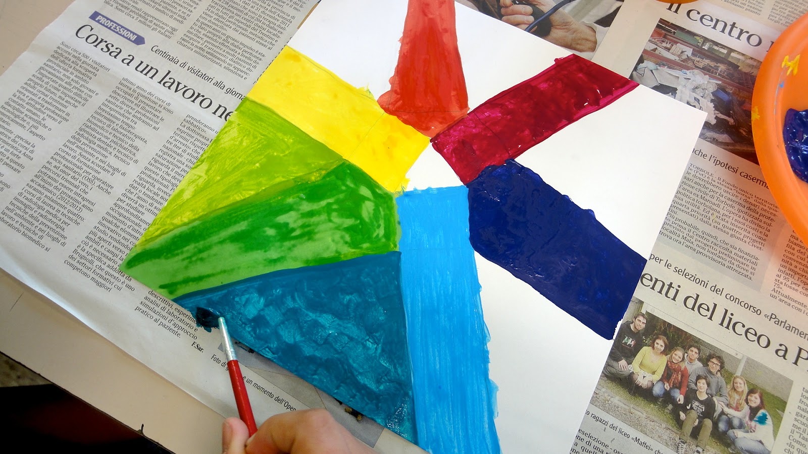 arteascuola: The square color wheel!