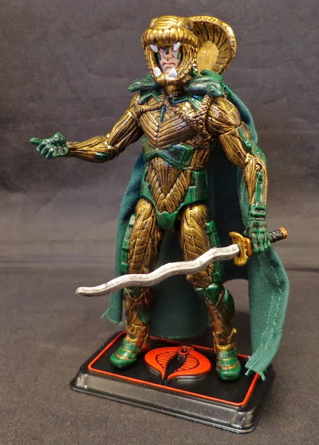 Stronox Custom Figures: GI Joe Serpentor with Cobra Throne