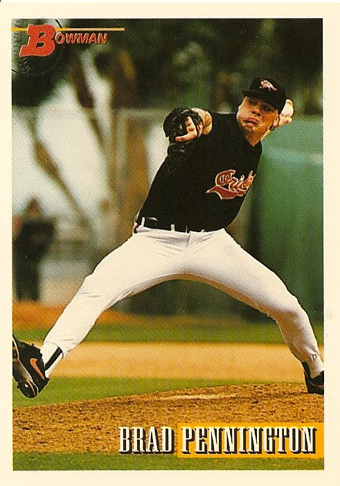 Orioles Card "O" the Day: Brad Pennington, 1993 Bowman #661
