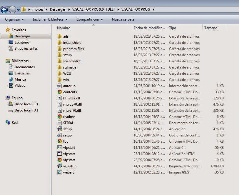 Como Instalar correctamente el Visual Fox Pro 9: Pasos a seguir, para instalar con exito, Visual ...
