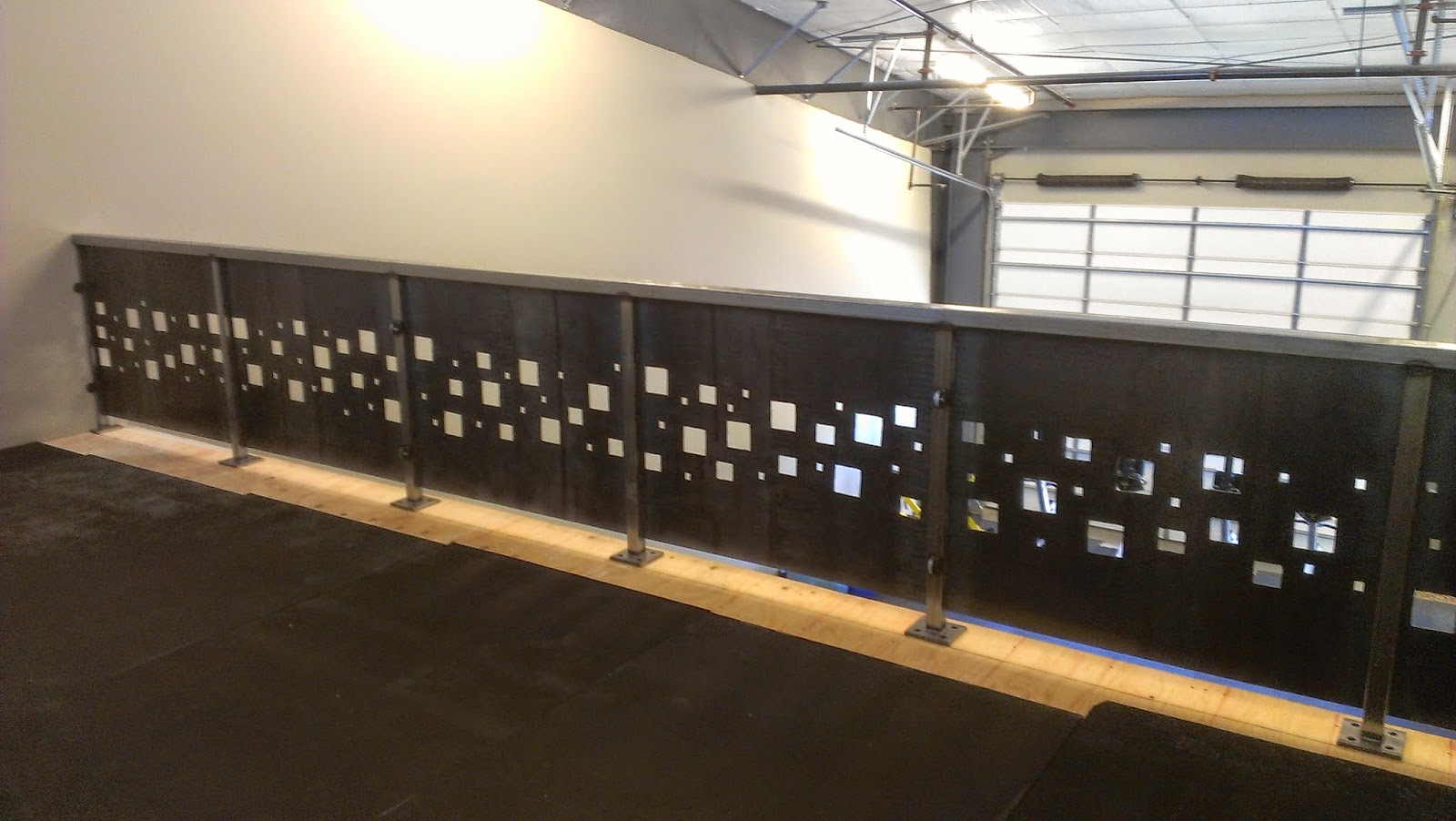 metalbox industrial designs: Mezzanine Railing