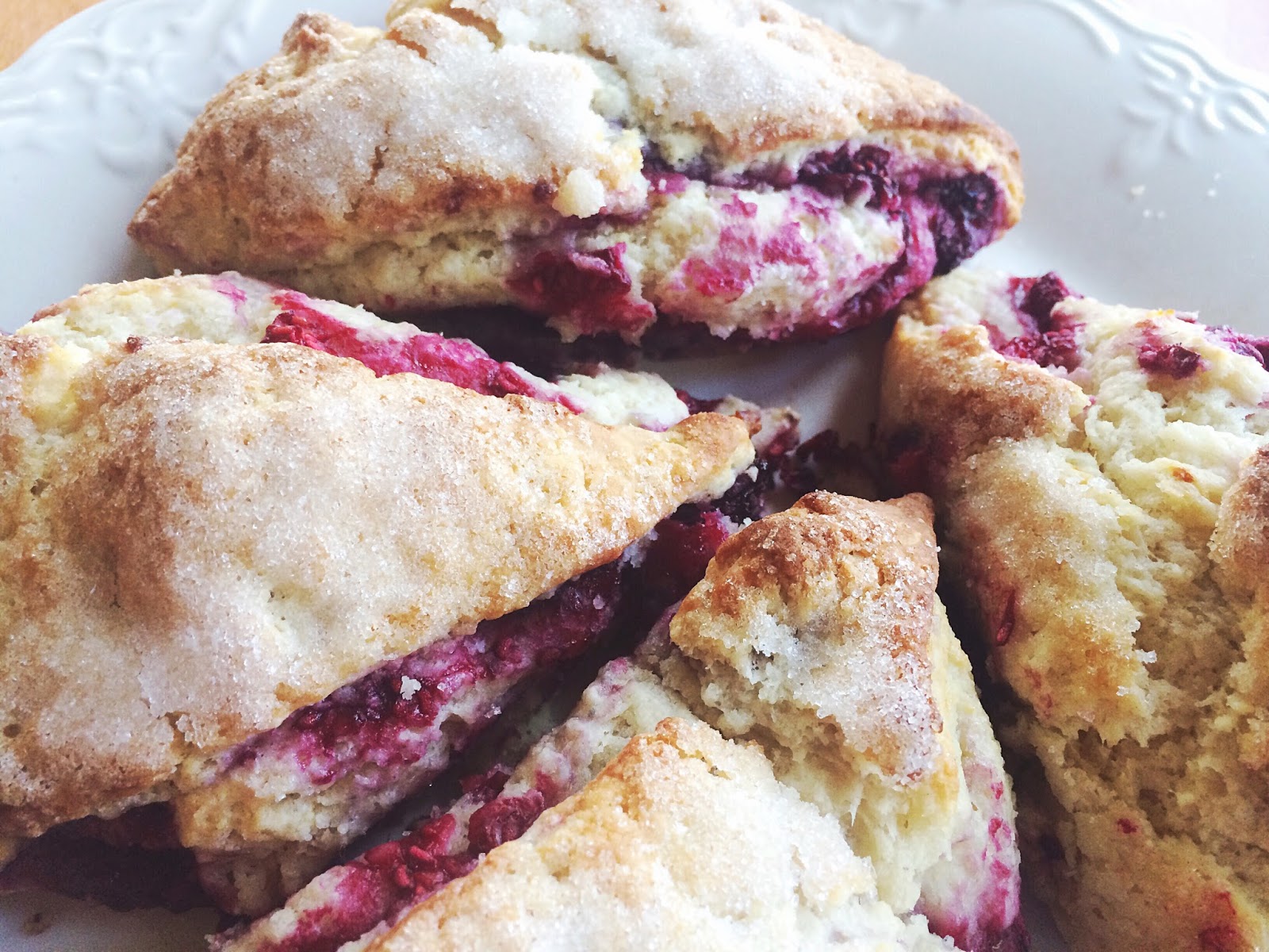 Planet Kelsey: Homemade berry scones