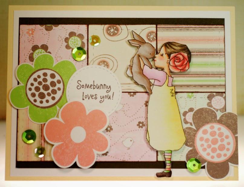 A thousand sheets of paper: Somebunny loves you...