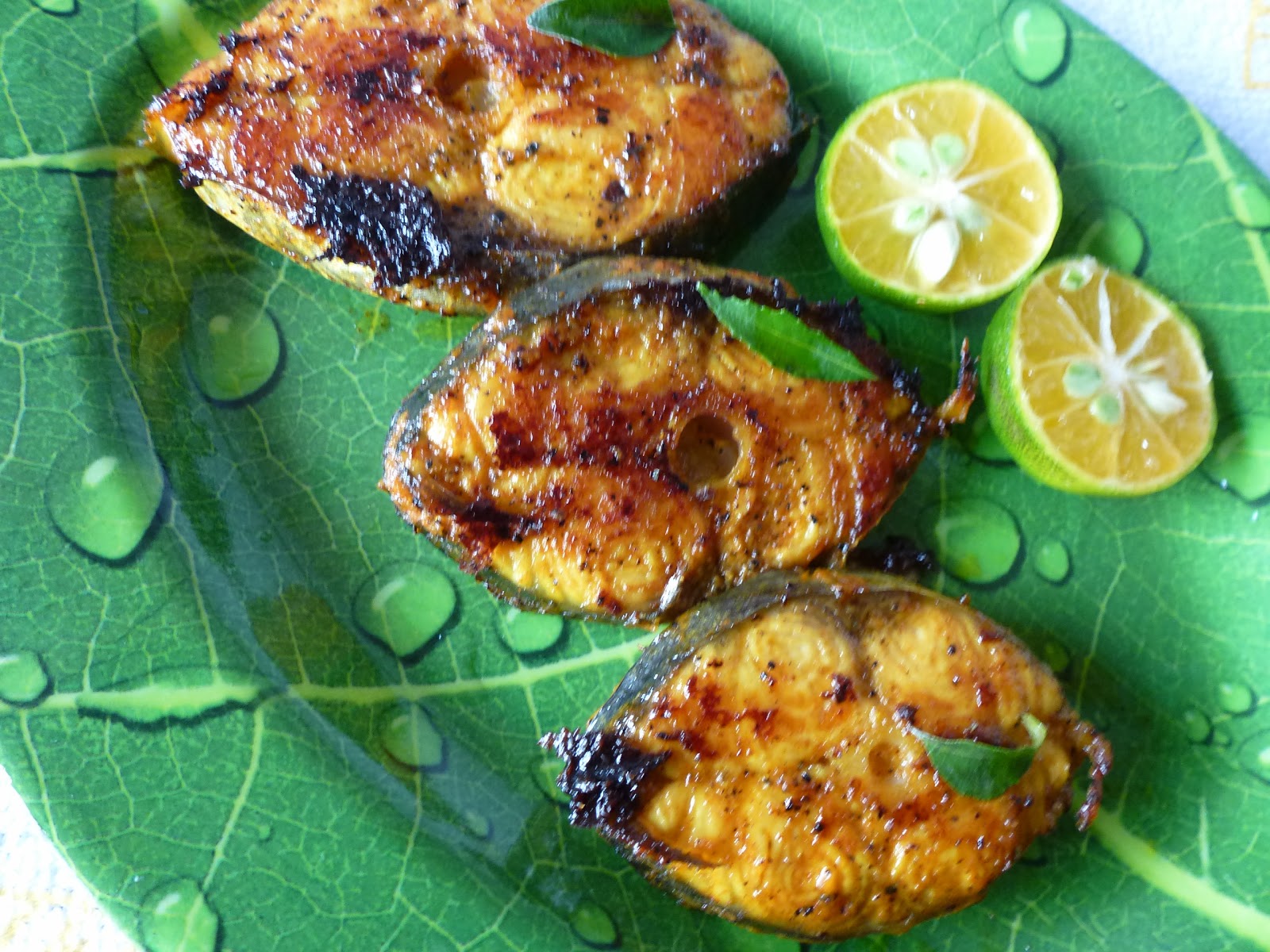 Singapore Chettinad Recipes: Vanjira Meen Milagu Varuval/Seer Fish ...