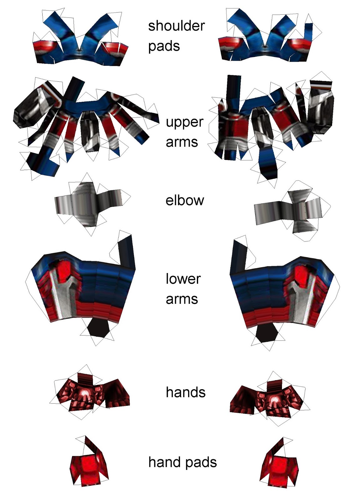 RGatt Personal Work and Tests: IRON PATRIOT FREE PAPERCRAFT