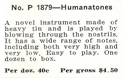 noseflute.org: Two other Humanatone Ads