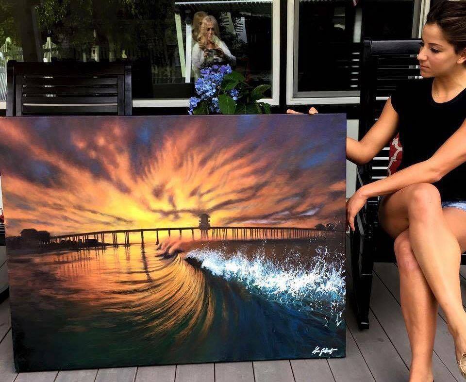 Fantastic Acrylic Painting by Lori Gilbert Art - Krazy Colours