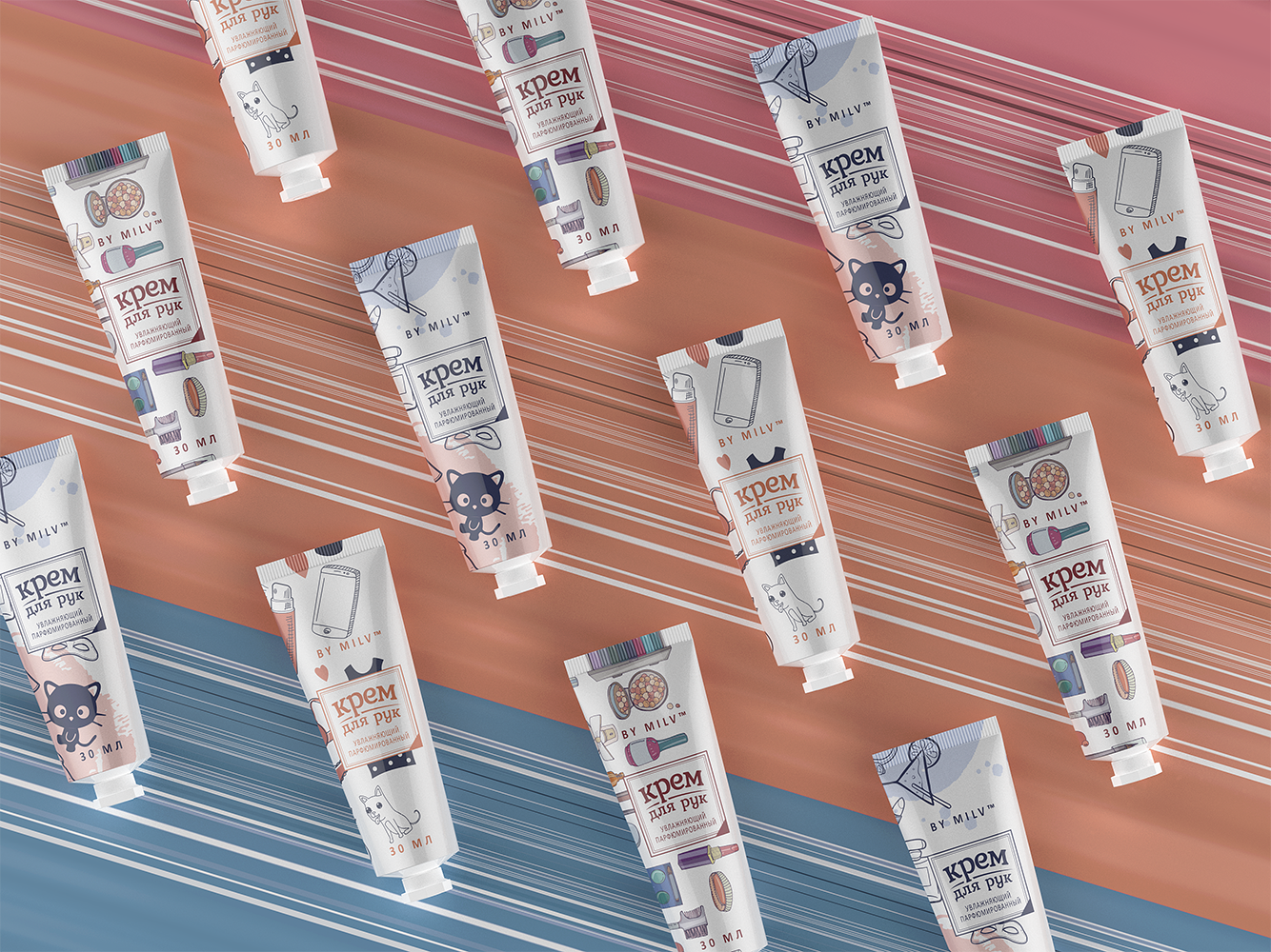 Milv Moisturising Perfume Cream Series – Packaging Of The World