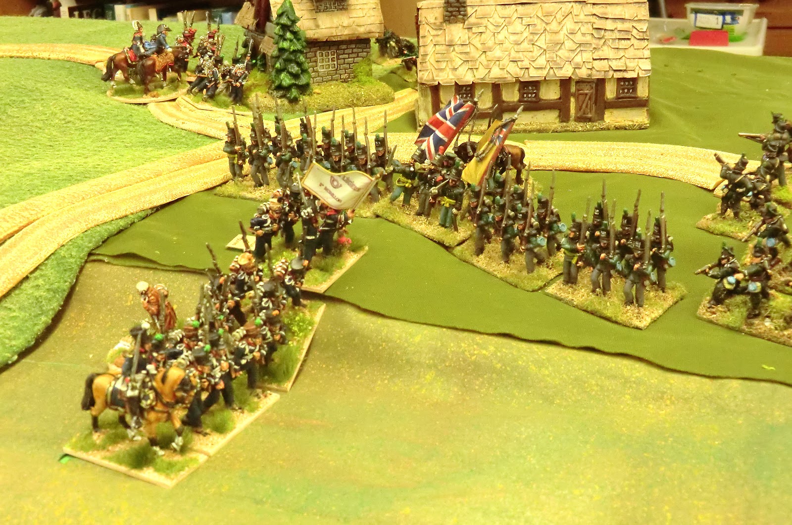 Not just old school wargaming: Testing "Rank and File" rules for 1815