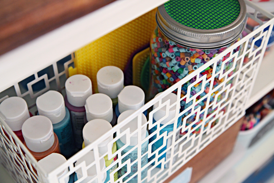 IHeart Organizing: A Crafty Kid's Cabinet