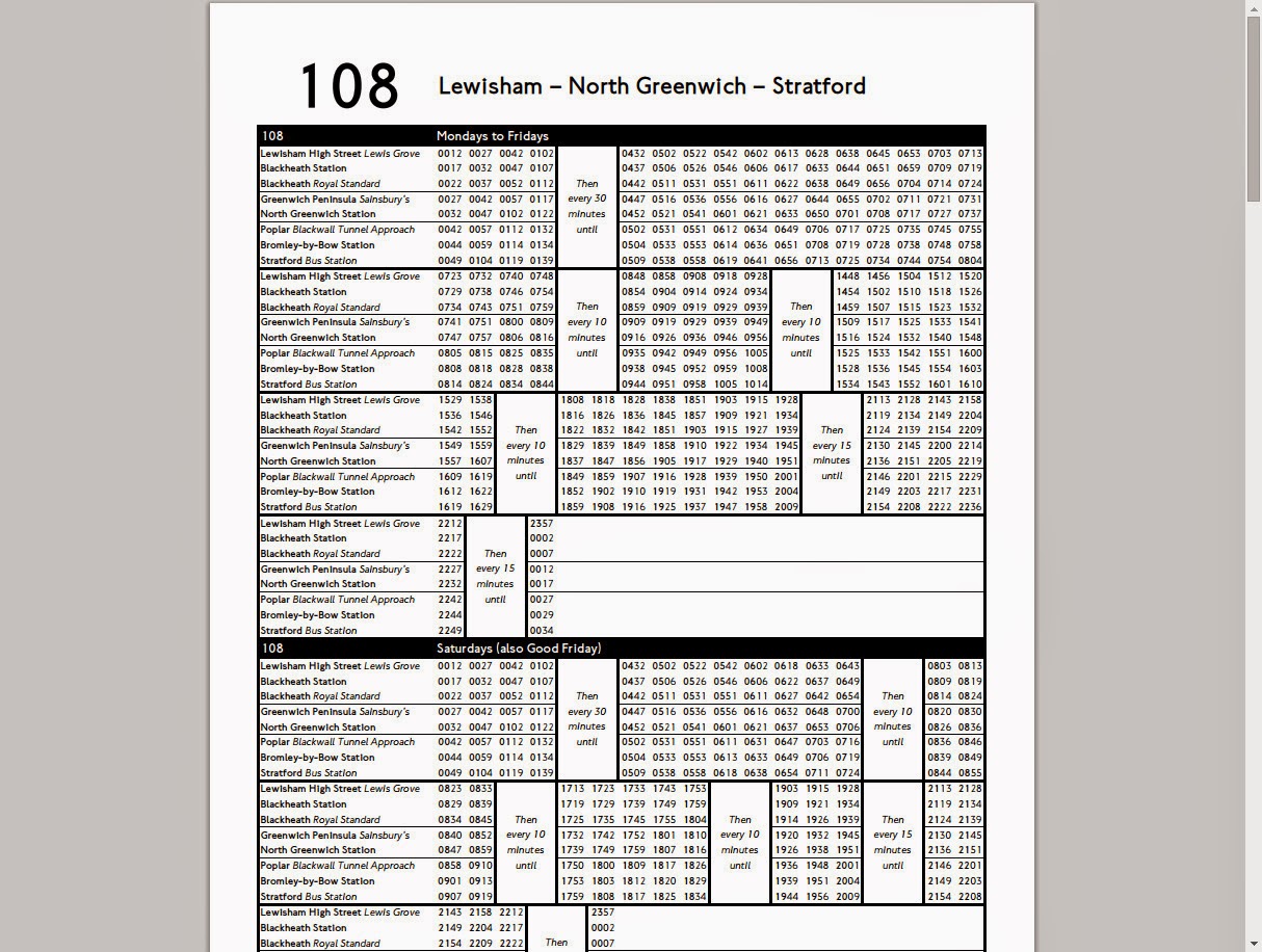CLondoner92: Website Review: London Bus Routes