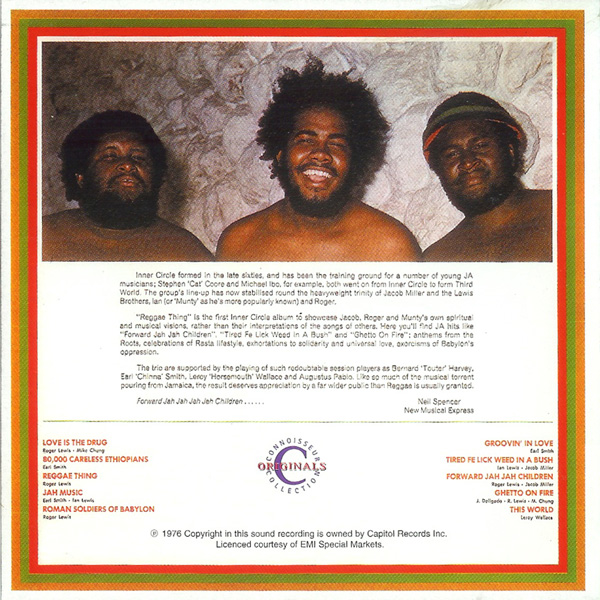 Disco Reggae Brasil: Inner Circle - Reggae Thing