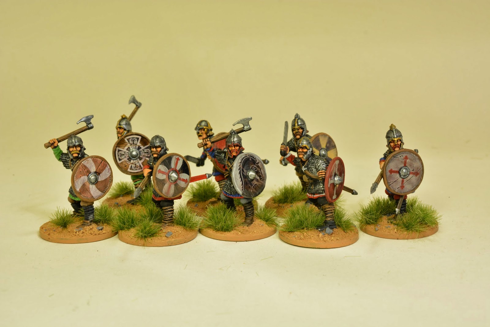 Miniaturepainter: Anglo-Saxon warband
