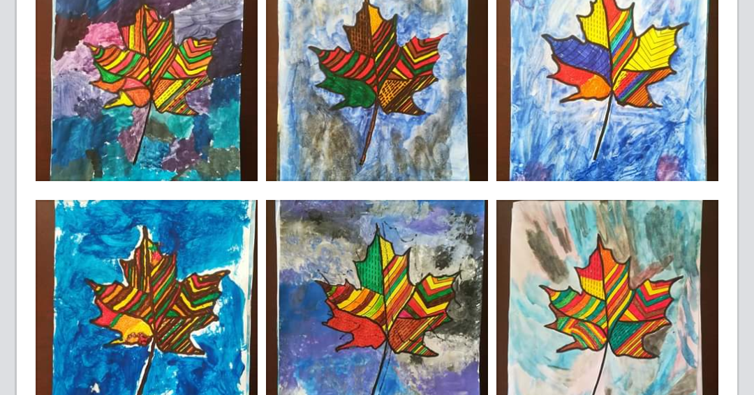 Clasa Buburuzelor: Frunza (Elemente de limbaj plastic: punctul, linia ...