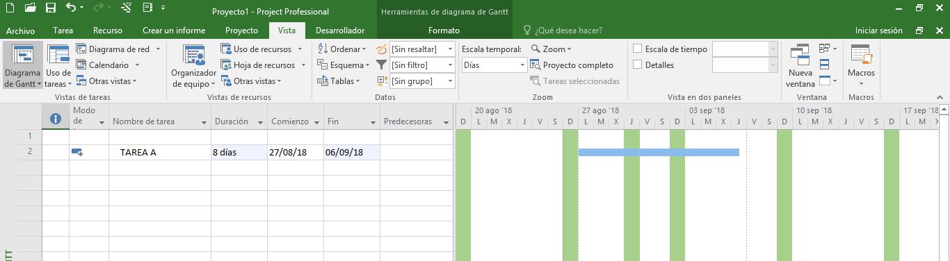 MUNDO PROJECT: CREAR UN CALENDARIO EN MICROSOFT PROJECT