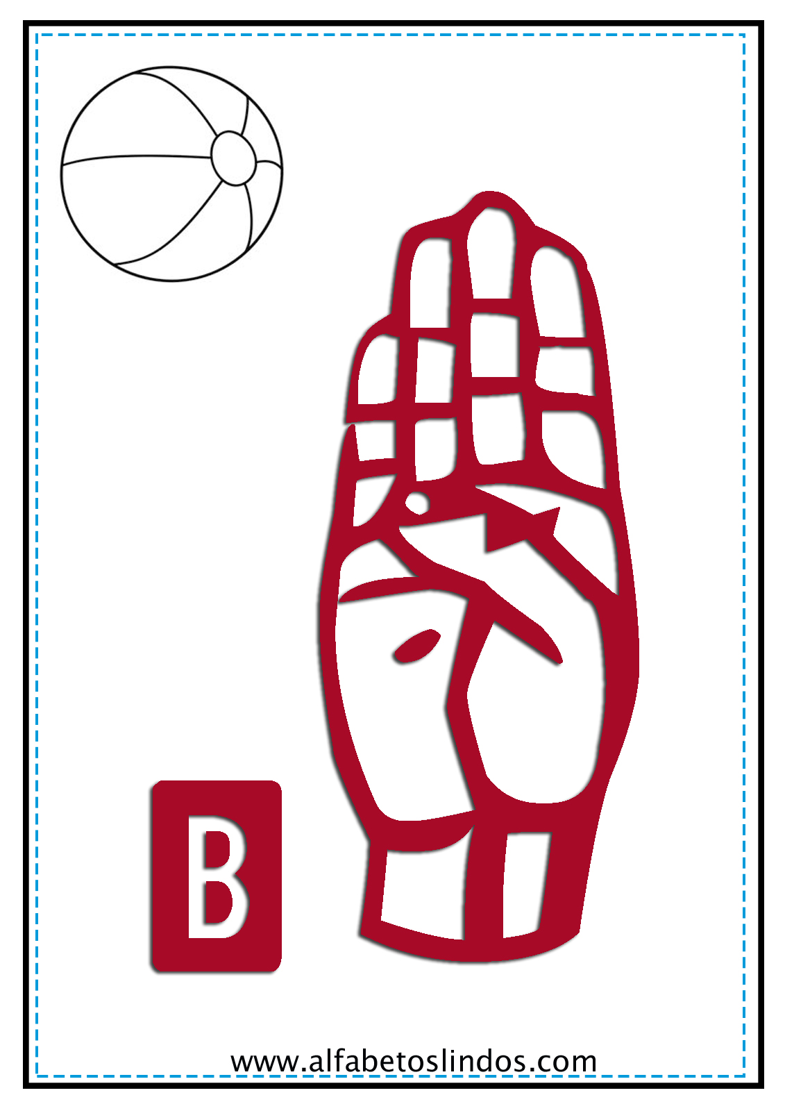 ALFABETO EM LIBRAS PARA IMPRIMIR COLORIDO CARTAZES DE PAREDE ...