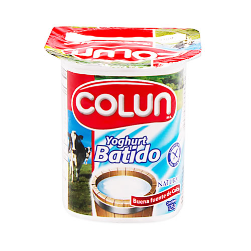 Lista Celiaca Convivir: Yogurt batido sabor natural Colun