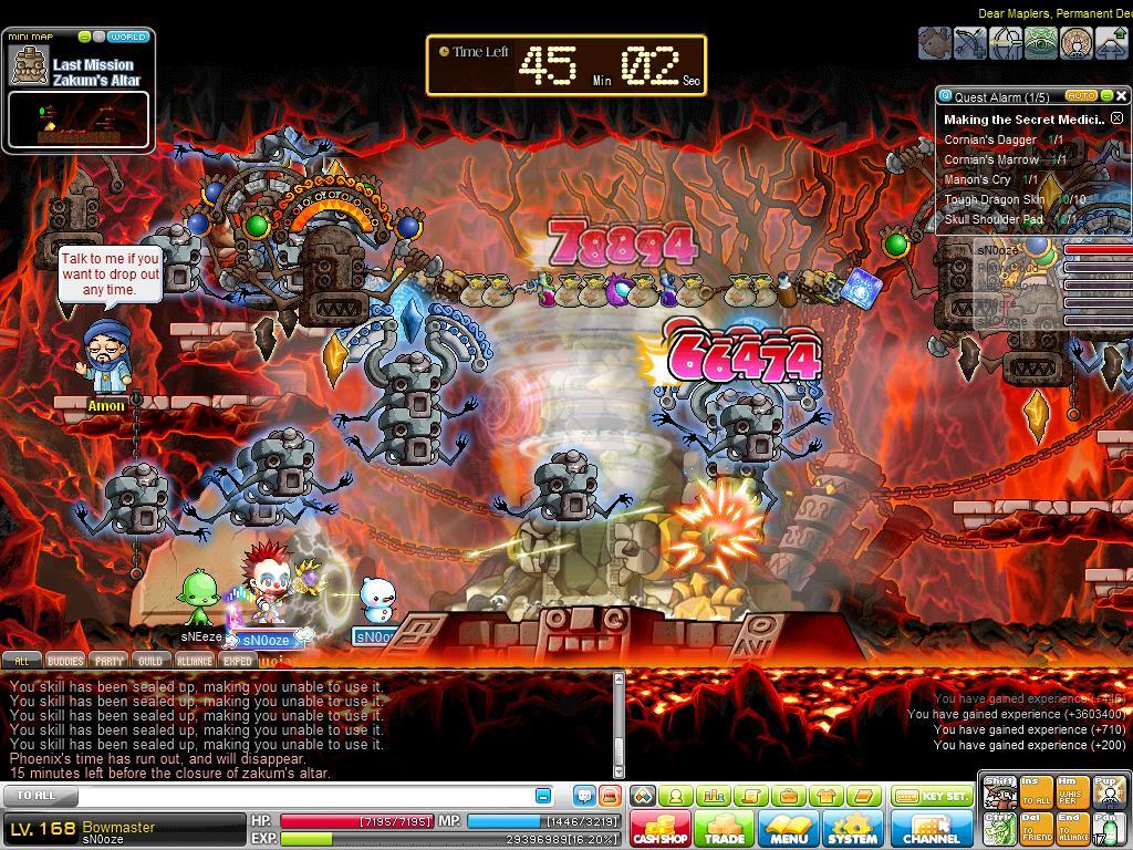 MapleSecrets - ☯ IMBA and CRAZY RICH MapleSEA Legend ☯ ♛: Full Zakum ...