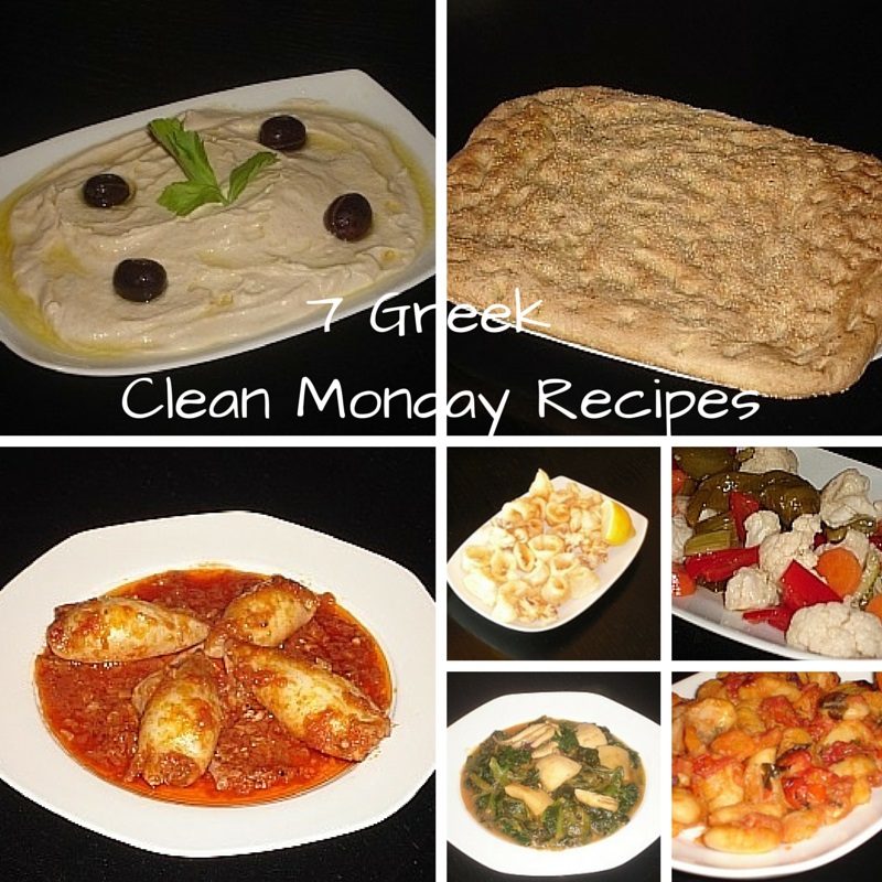 Authentic Greek Recipes: 7 Greek Clean Monday Recipes