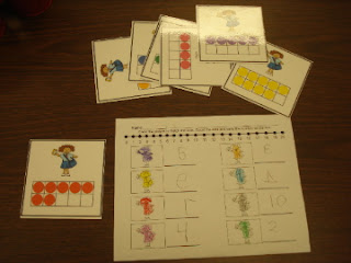 Winters Kinderland: Math Stations- Counting and Numbers