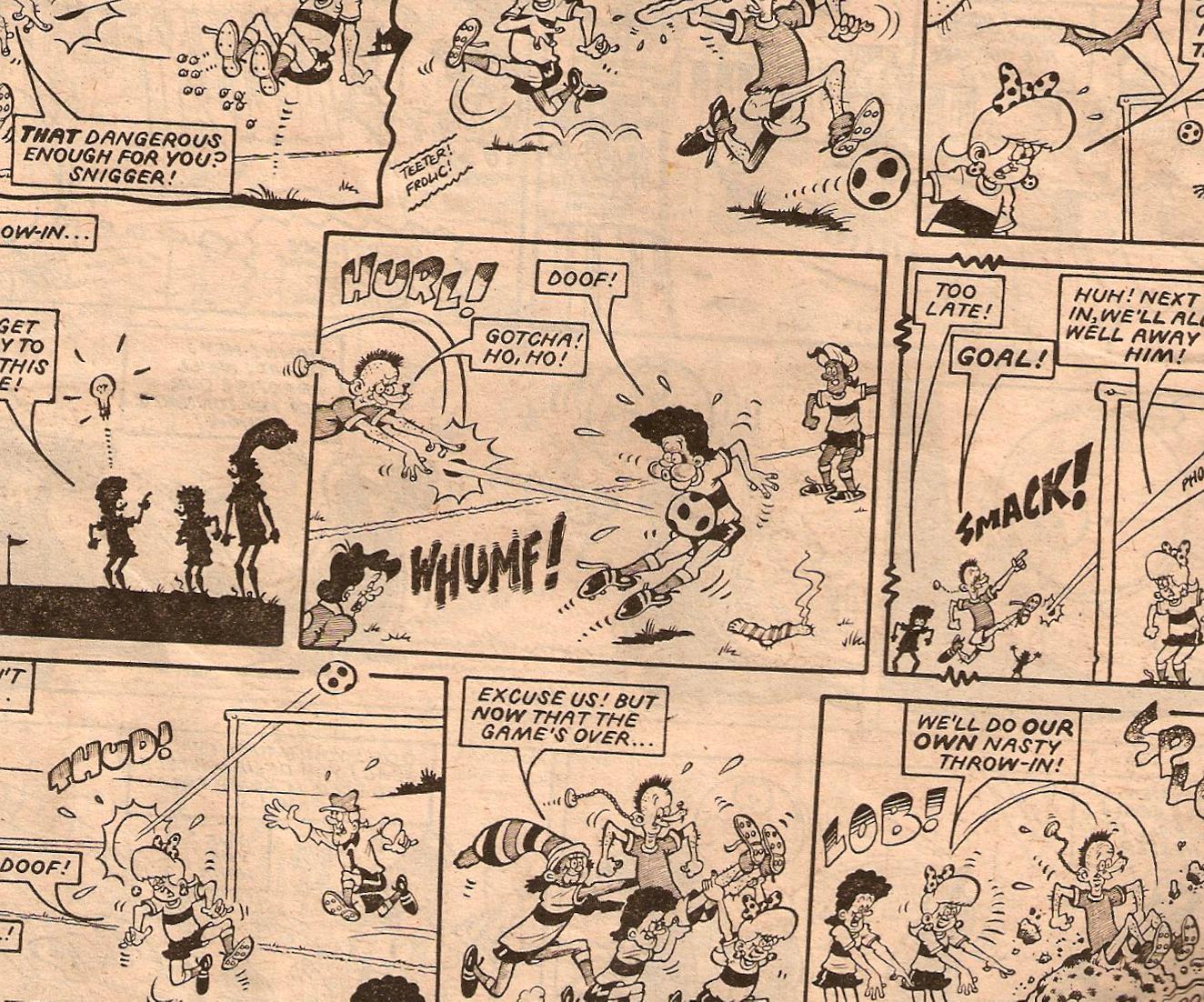 Wacky Comics!: Football in Comics (Part 3)!