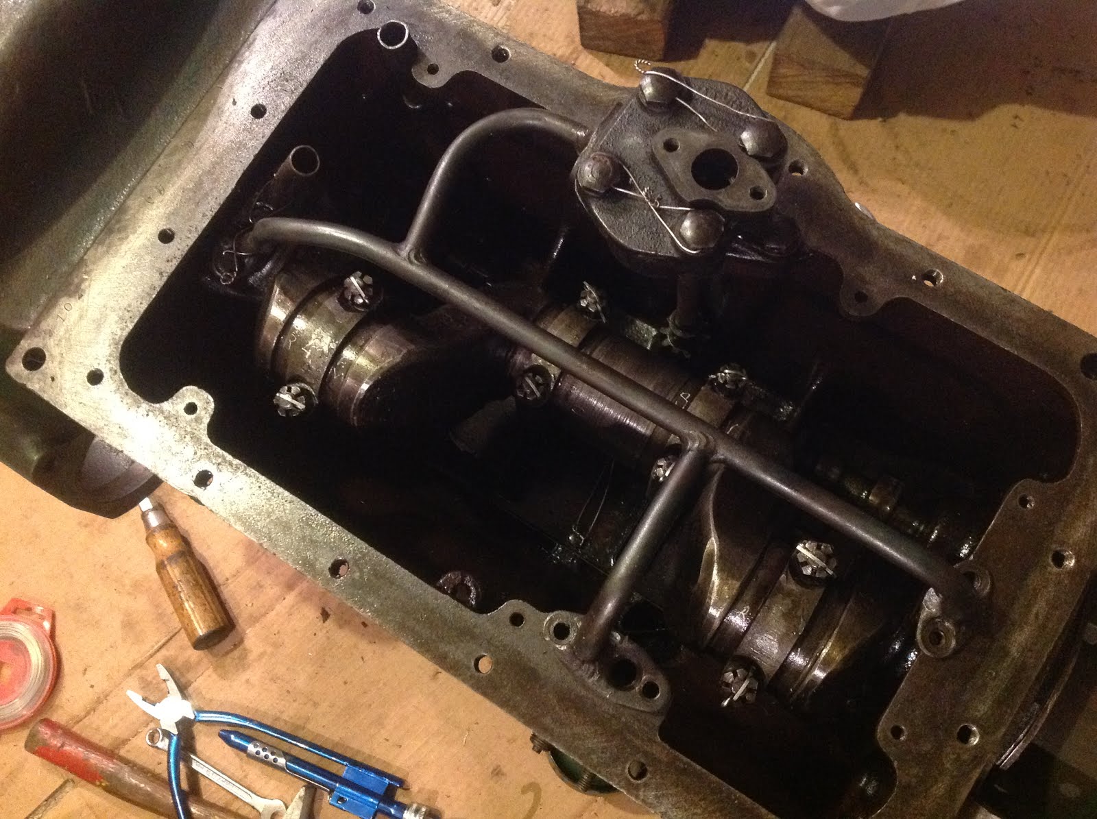 Monaquatre YN1: remontage moteur suite