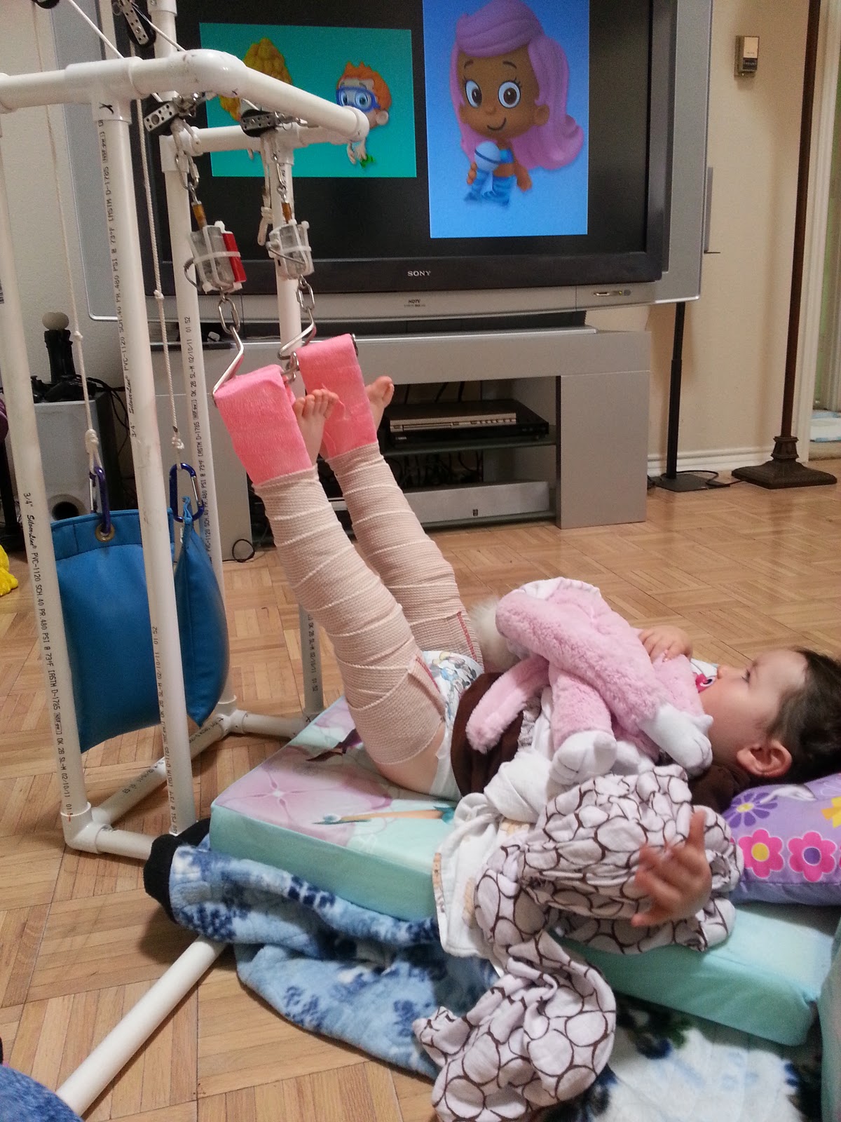 "Hip" Chick: Traction- Day 1