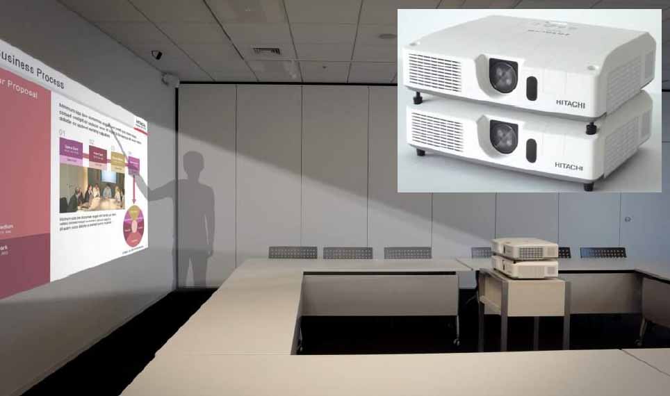 Hitachi Projector Indonesia: Mengenal Apa itu Proyektor Stacking .......