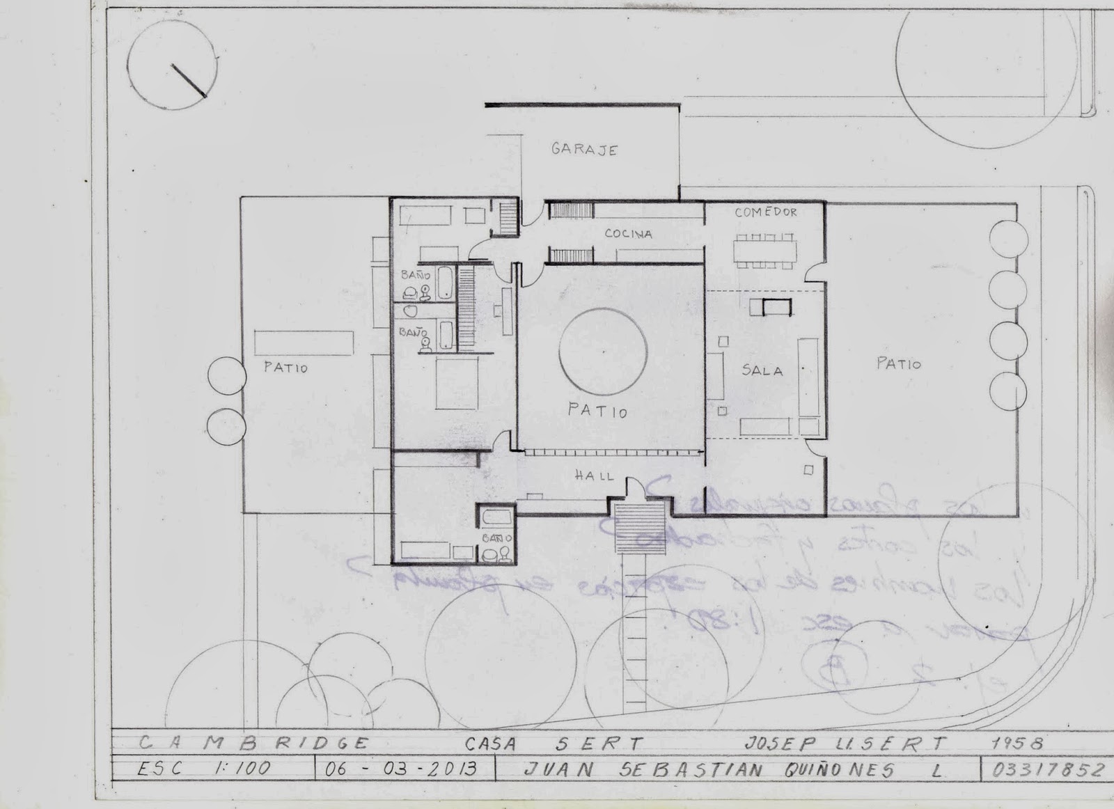 Historia de la Arquitectura Moderna: CASA SERT - JOSE LUIS SERT