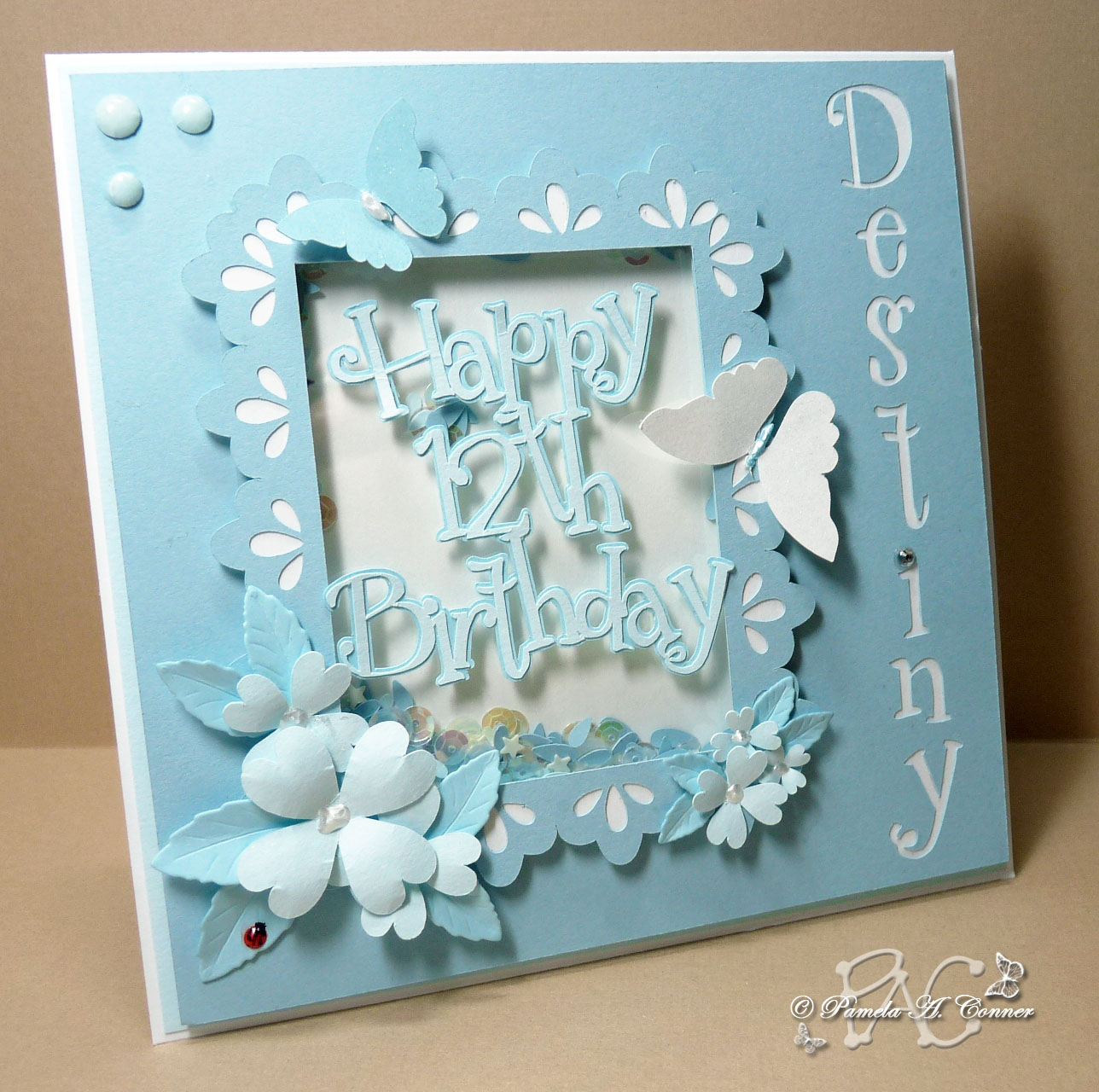 YorkieMom's Creative Corner: Birthday Card for 12 Year Old Girl!