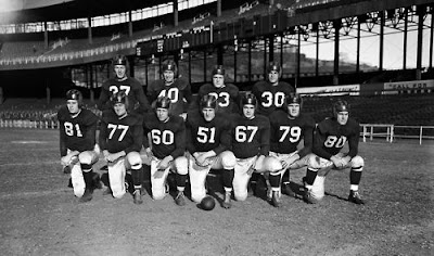 The History of Pro Football: 1946 NFL Quarterfinal-New York Giants-9 ...