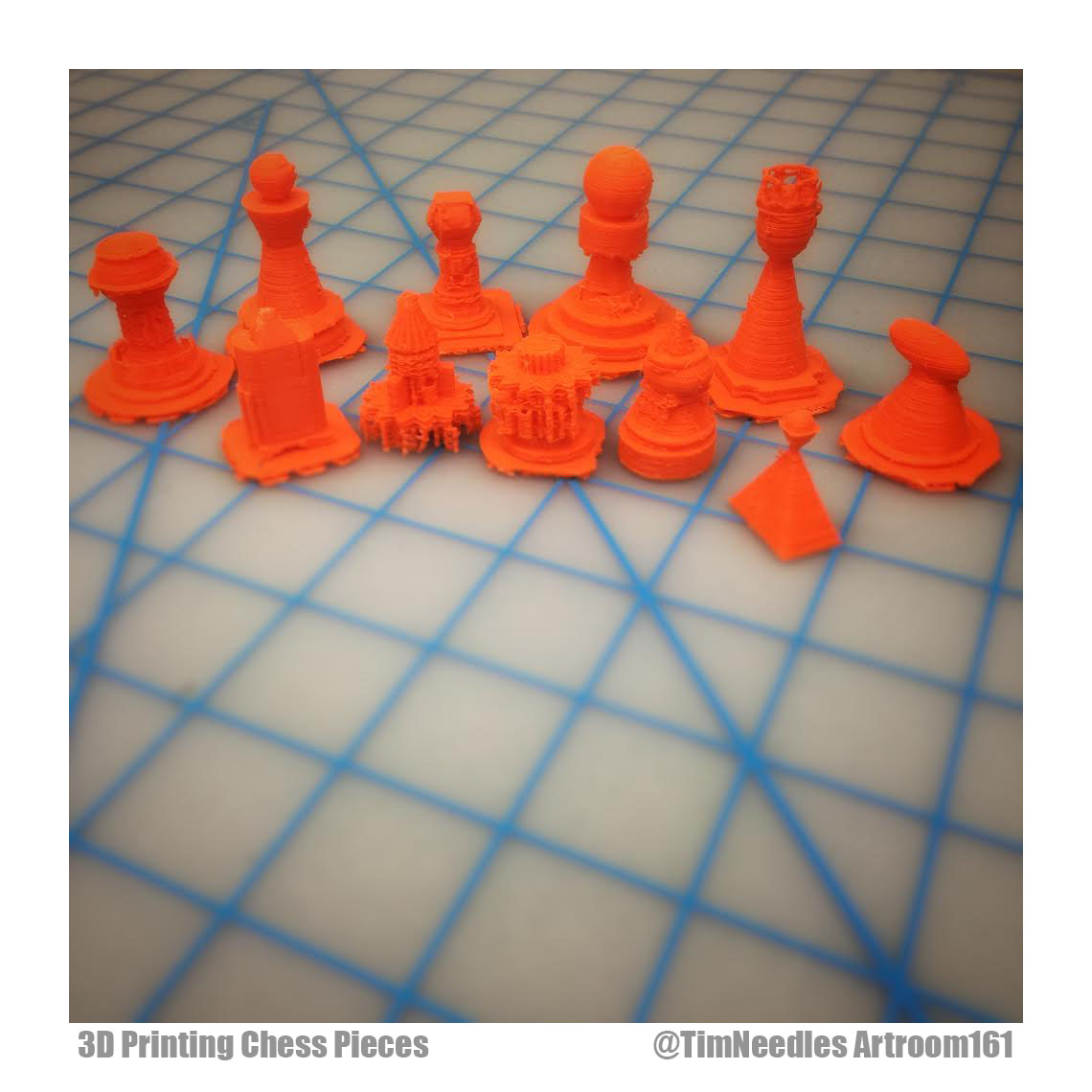Art Room 161: Digital Media: Designing and 3D Printing Chess Pieces