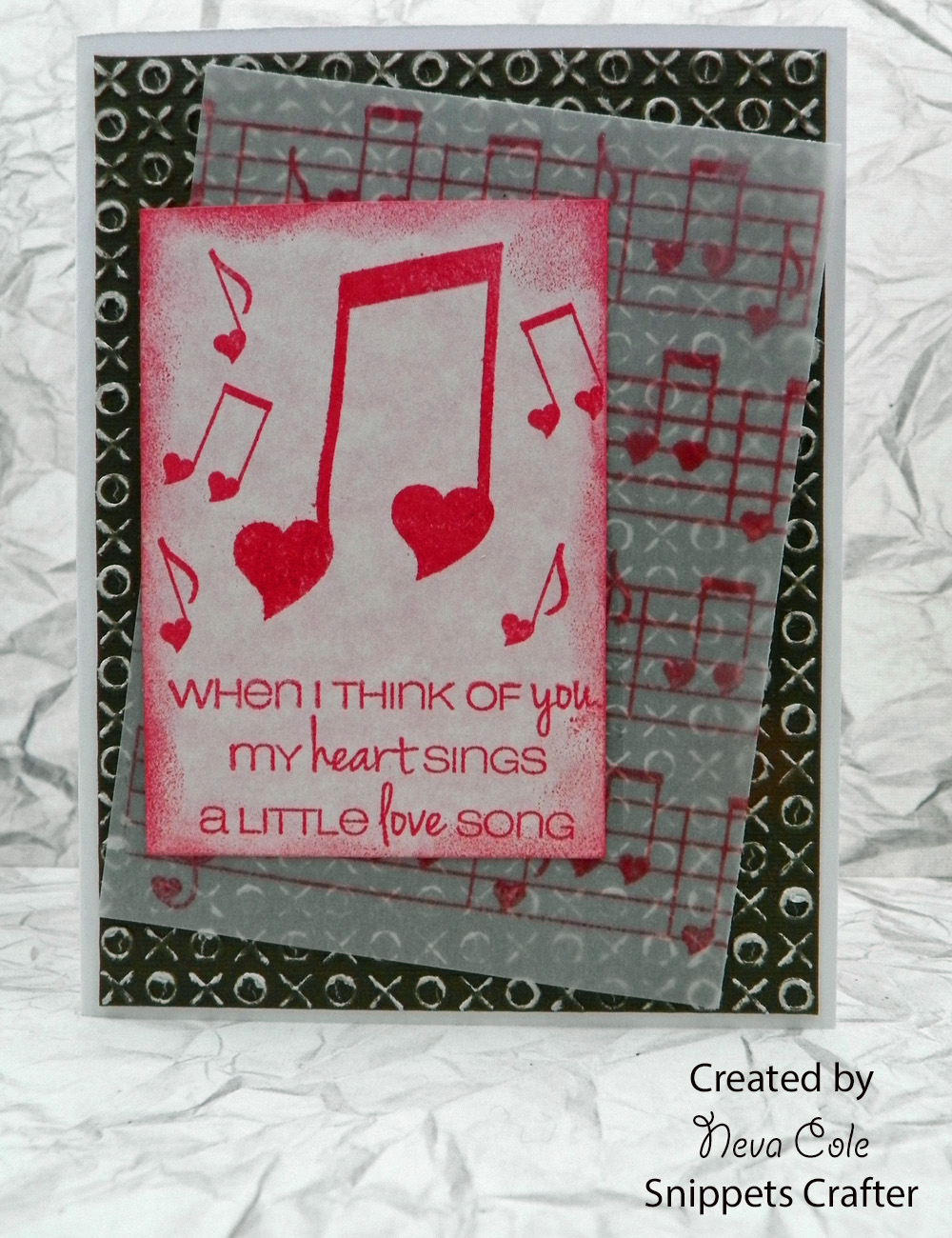 Finding Snippets of Time to Craft: A Little Love Song Valentine