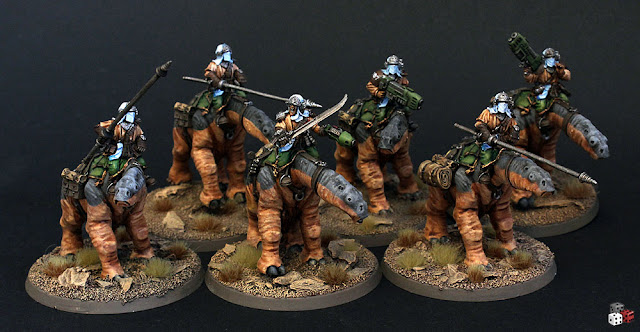 Würfelwiese: Tallarn Desert Raiders: Mukaali Rough Riders