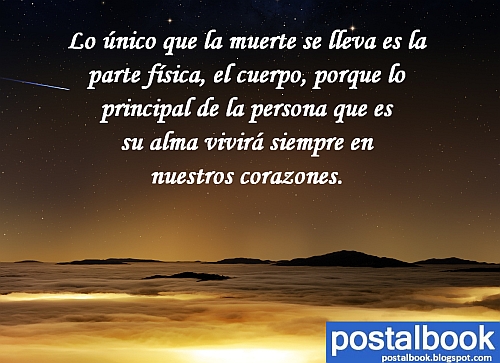 Postales para facebook: Postal de pésame