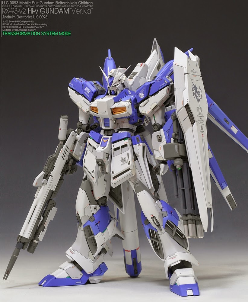 Custom Build: MG 1/100 RX-93-v2 hi-nu Gundam Ver. Ka "Detailed ...