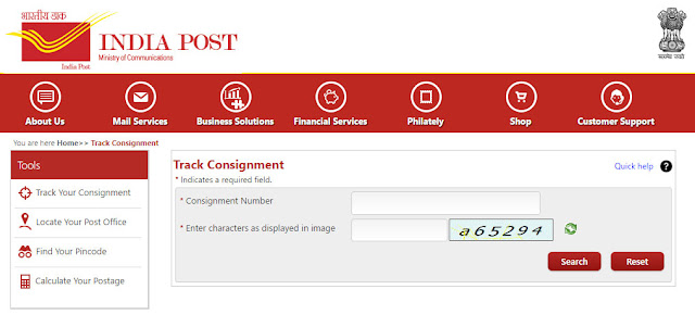 Speed Post Tracking - Track Indian Speed Post Consignments Status ...