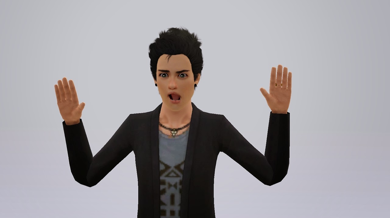 My Sims 3 Blog: Hands Up Pose by Simsarcade