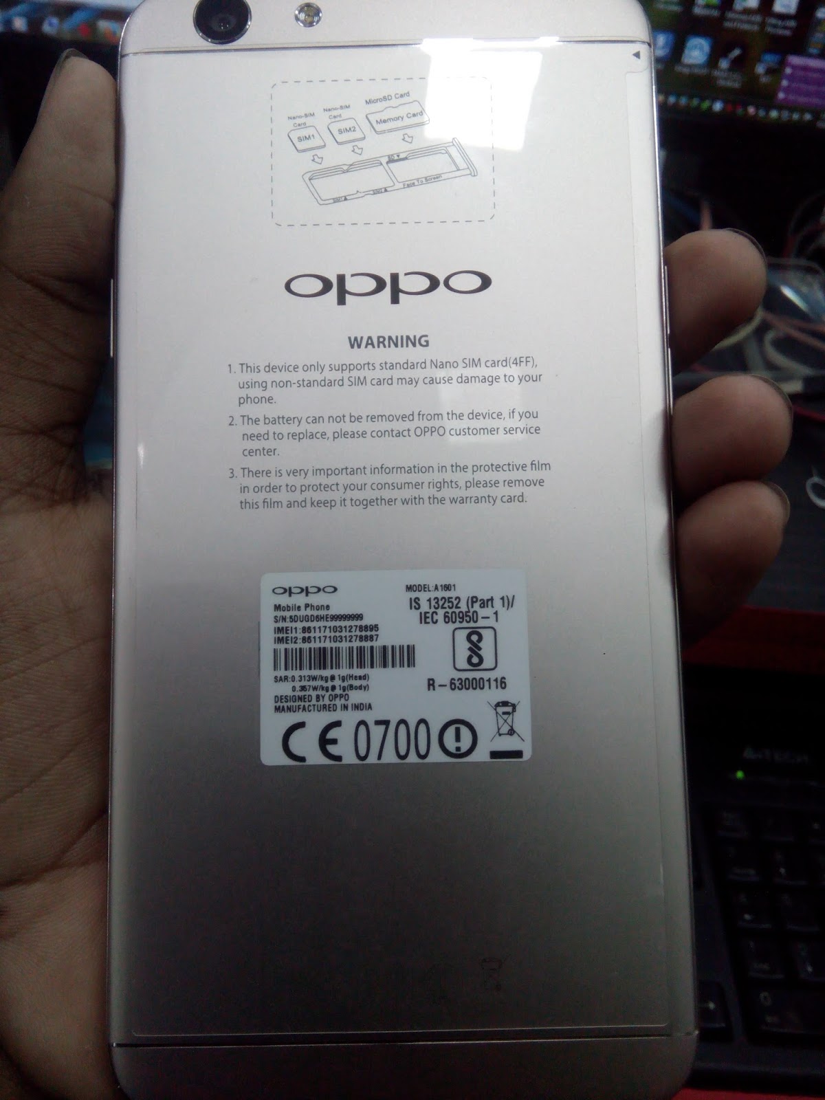 RAJON-TELECOM: OPPO F1S A1601 1000% Tested Factory Flash File by Rajon