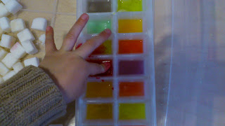 encenent la imaginació: Sucre de colors.