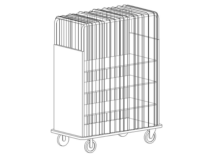 BIM HEALTHCARE REVIT FAMILIES : Supply Carts