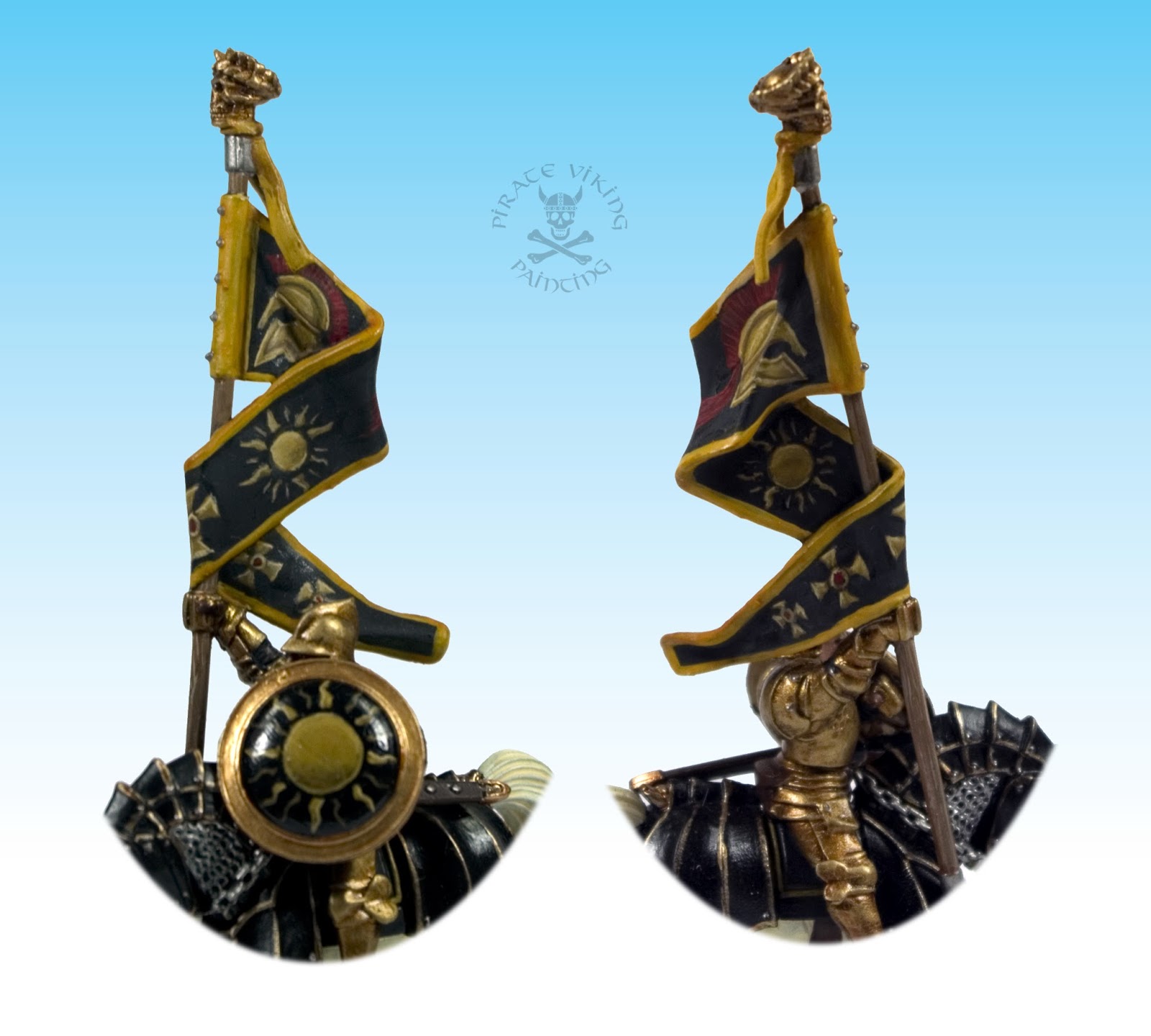 Pirate Viking Painting: For Myrmidia, Averland and the Blazing Suns!