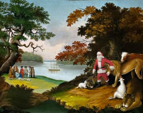 OLTRE IL MURO: ARTE e FOTOGRAFIA: SANTA CLAUS AND CLASSIC PAINTINGS ...